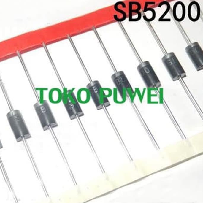 Jual Sb5200 Sr520 Sr5200 Mbrd5200 5200 Dioda 5A 200V Schottky Diode ...