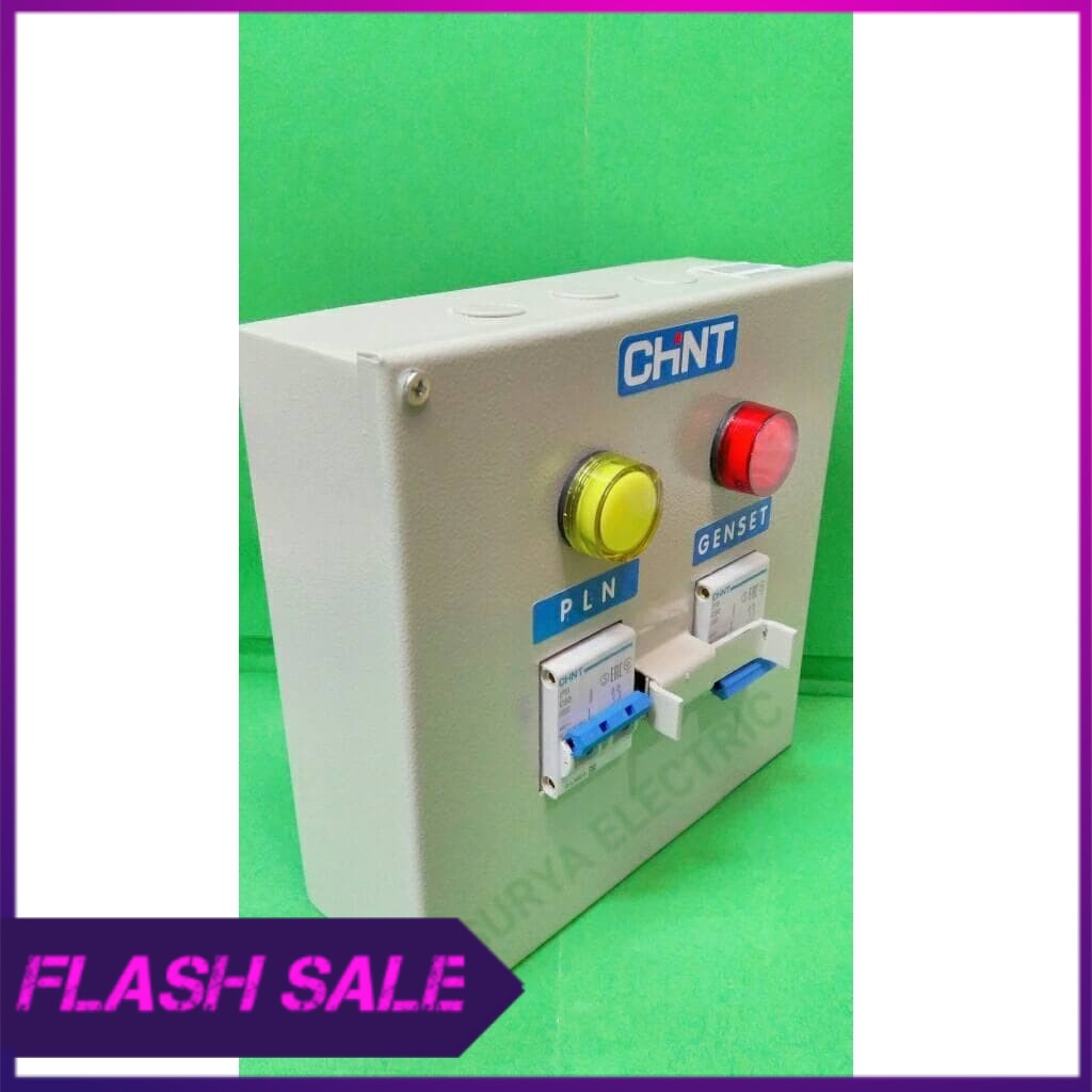 Jual panel interlock chint 2p switch handle hendel ohm saklar pln ...
