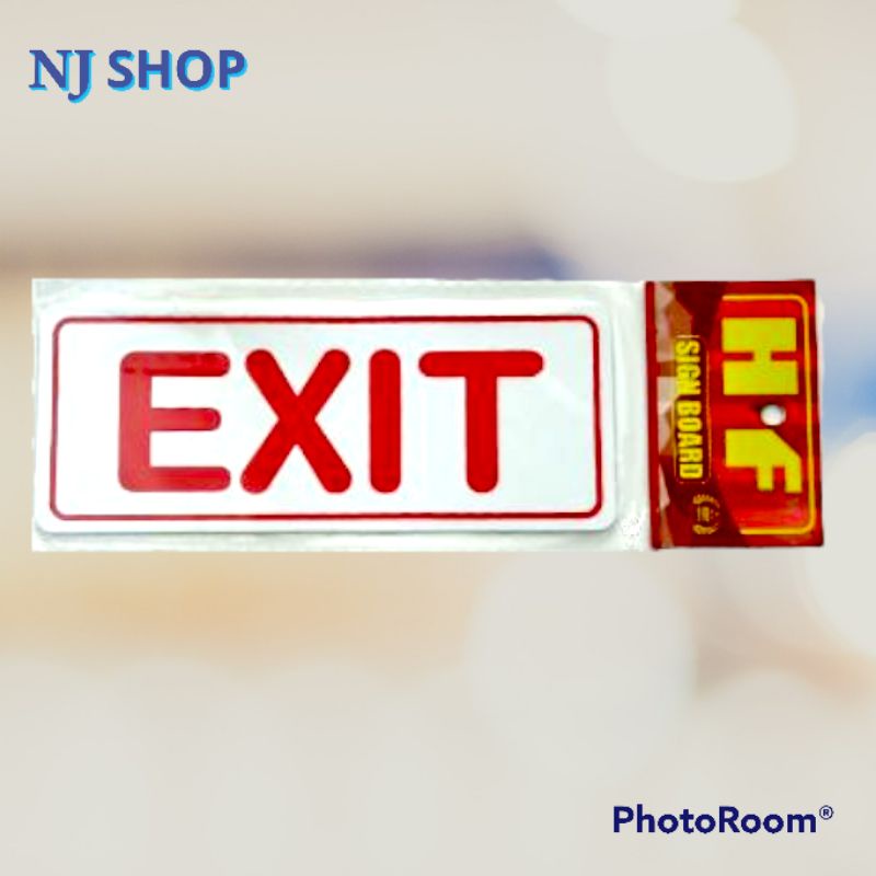 Jual [Sign Sticker] - "EXIT" STICKER | Shopee Indonesia