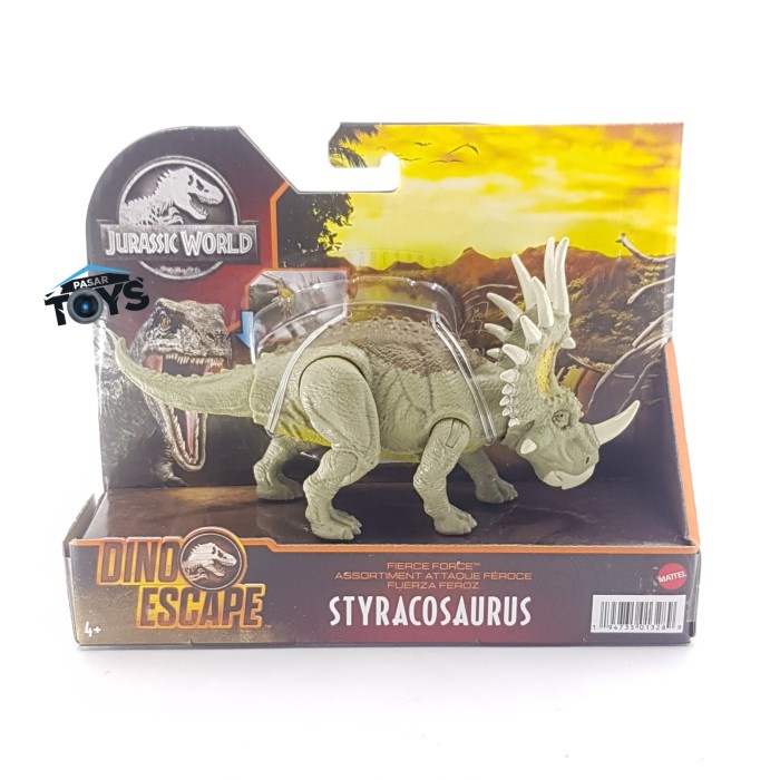 Jual Jurassic World Fierce Force Styracosaurus Camp Cretaceous ...
