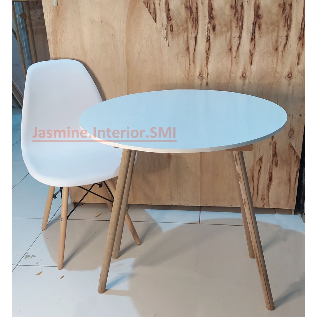 Jual Meja Bulat Minimalis, Caffe, milenial - Diameter 100CM | Shopee ...