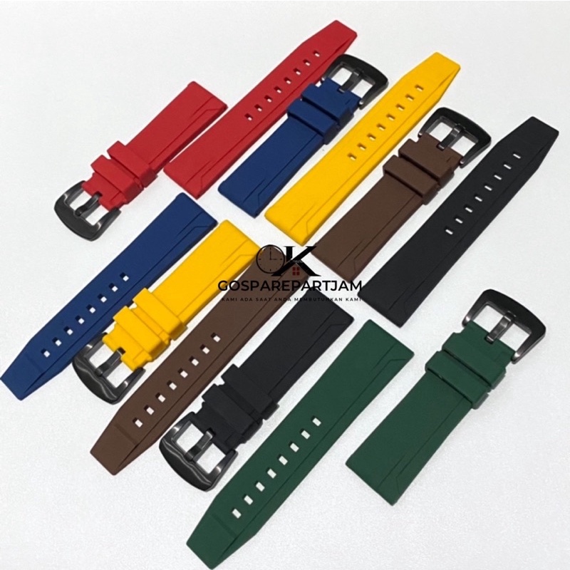 Jual Strap Tali Jam Tangan Rubber Karet Lentur Dan Halus Untuk ...