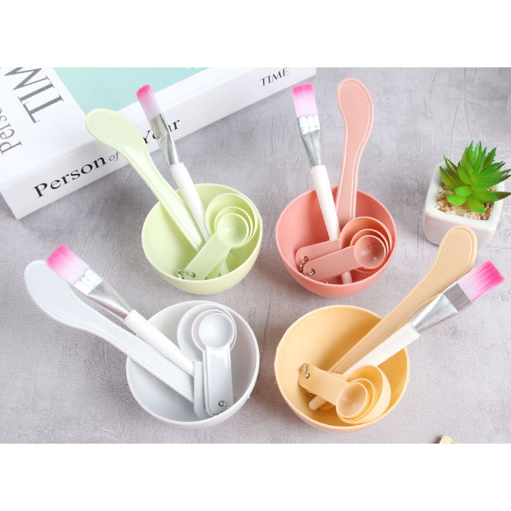 Jual AS721 Set Mangkok Masker / spatula kuas sendok dan Mangkuk Masker ...