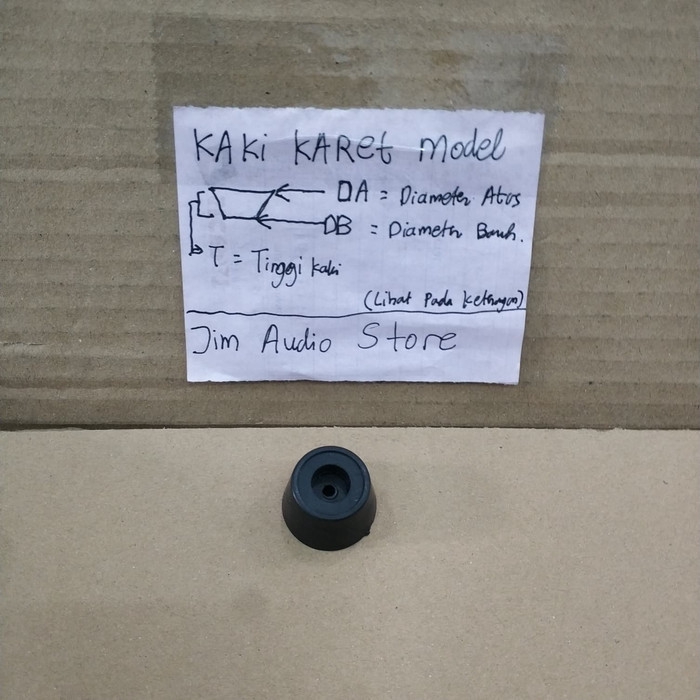 Jual Kaki Karet Tanggung / Kaki karet box power /kaki karet box speaker ...