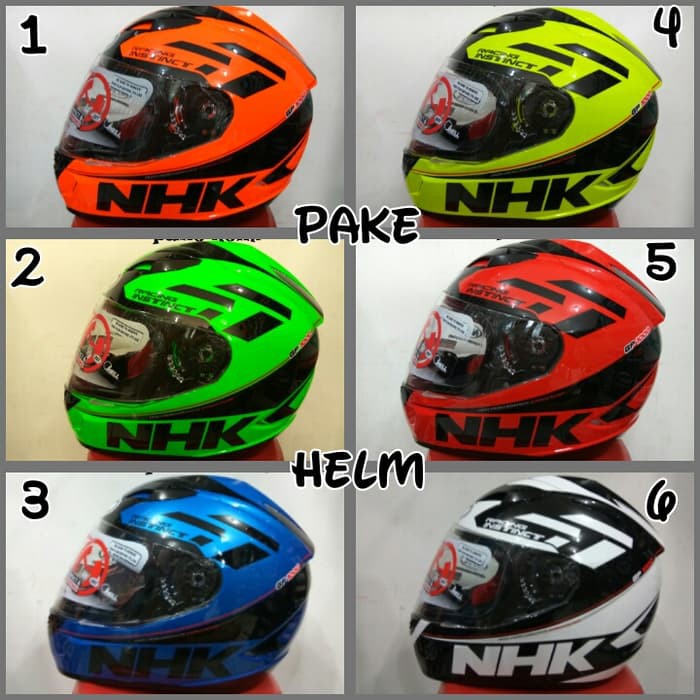 Jual HELM NHK GP 1000 RACING INSTINCT SE FULL FACE GP1000 | Shopee ...