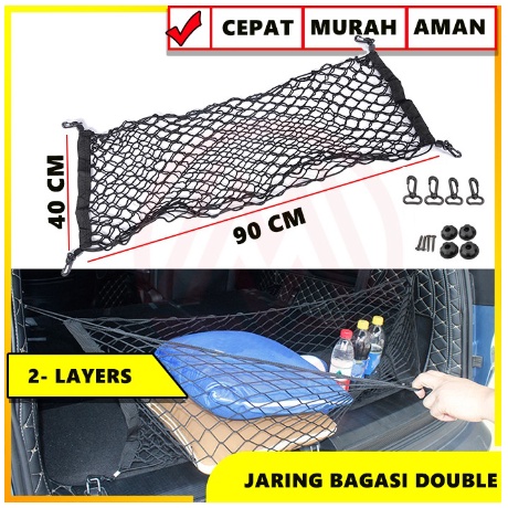 Jual Jaring Net Bagasi Mobil Penyimpanan Barang Belakang Rapi Aman 2 ...