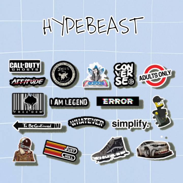 Jual STICKER AESTHETIC STIKER AESTHETIC WATERPROOFT STICKER VINYL ...