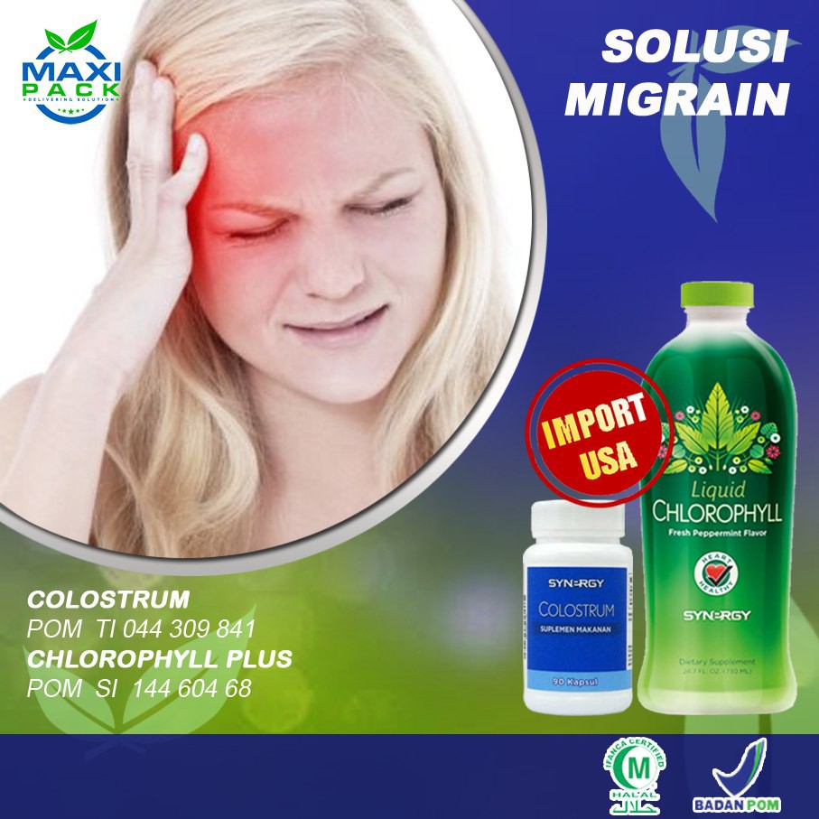 Jual MaxiPack Obat Untuk Sakit Kepala Sebelah Kiri - Chlorophyll ...
