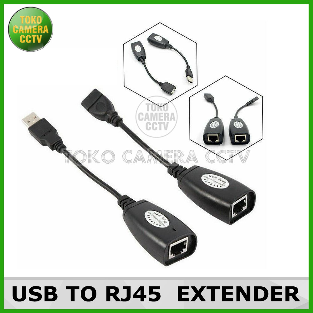 Jual SAMBUNGAN USB EXTENSION / USB TO LAN EXTENDER | Shopee Indonesia