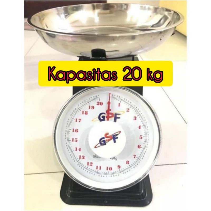Jual timbangan jarum 20 kg | Shopee Indonesia