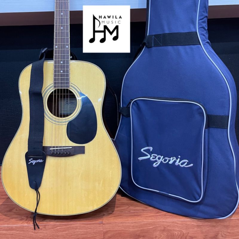 Jual Gitar Acoustic Akustik Segovia D 07GN D 07 GN With Bag Ori | Shopee Indonesia