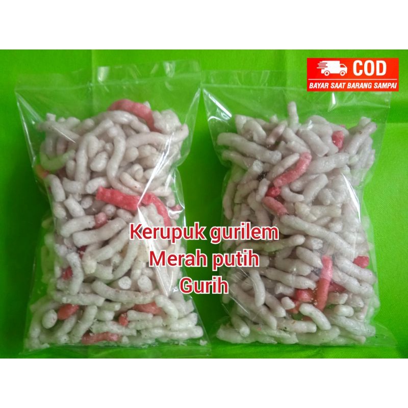 Jual Kerupuk Gurilem Merah Putih - GURIH | Shopee Indonesia