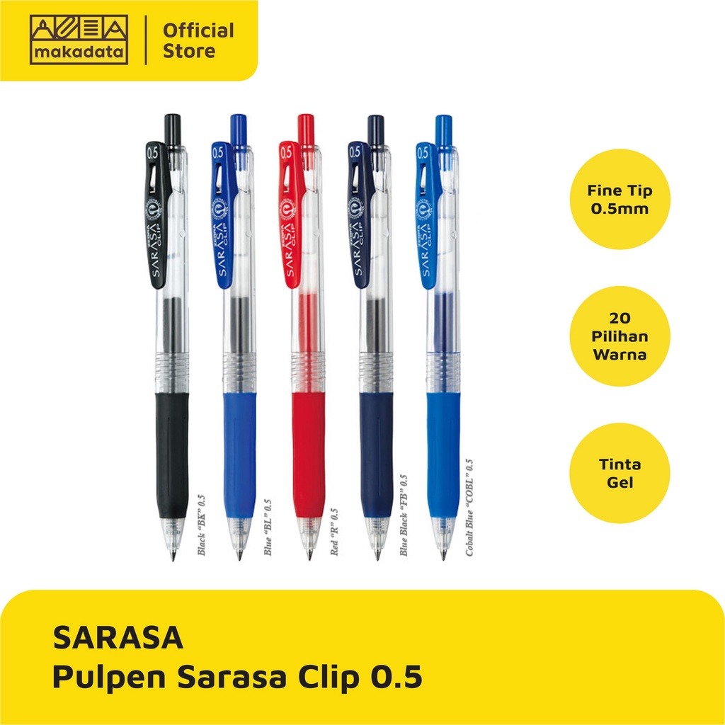 Jual BALLPOINT | BOLPEN | PULPEN ZEBRA SARASA 0.5 MURAH | Shopee Indonesia