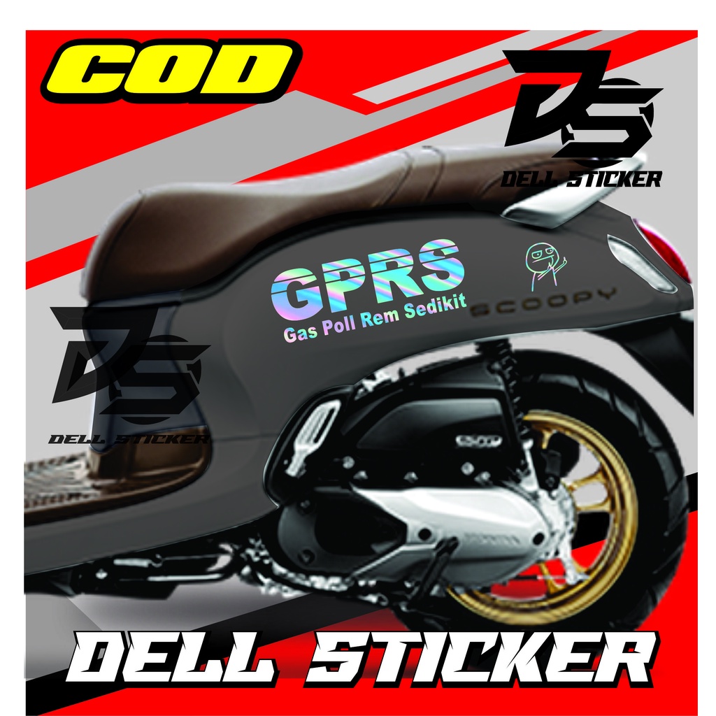 Jual Sticker Striping Scoopy GPRS / Cutting stiker / stiker simpel ...
