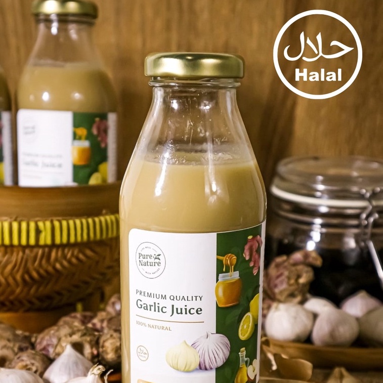 Jual PureNature Jus Bawang Putih Tunggal Premium Dengan Jahe Merah ...