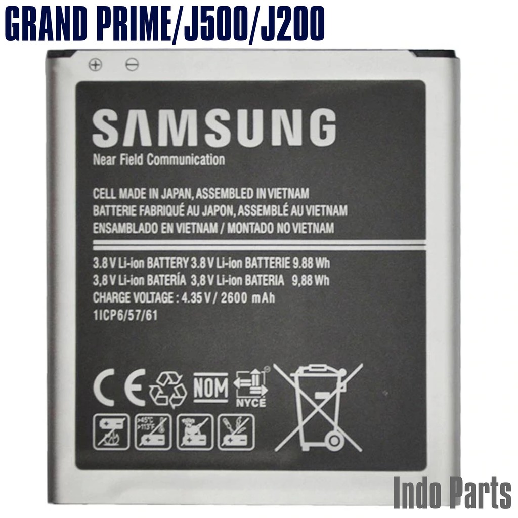 Jual Baterai Samsung Grand Prime / G530 / J5 / A2 Core / A260G Baterai ...