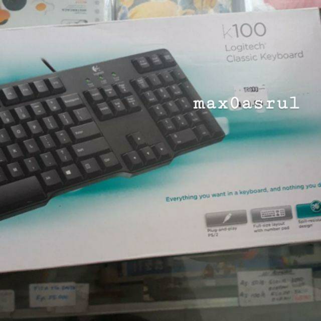Jual Keyboard Logitech K100 port PS2 | Shopee Indonesia