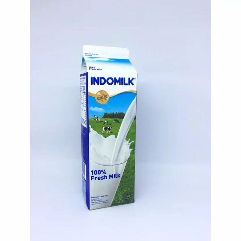 Jual INDOMILK FRESH MILK PLAIN 950ML | Shopee Indonesia
