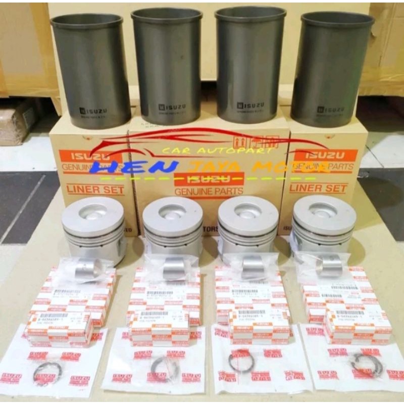 Jual LINER RING PISTON ATAU LINER KIT ISUZU NKR 71 4HG1 ORIGINAL | Shopee Indonesia