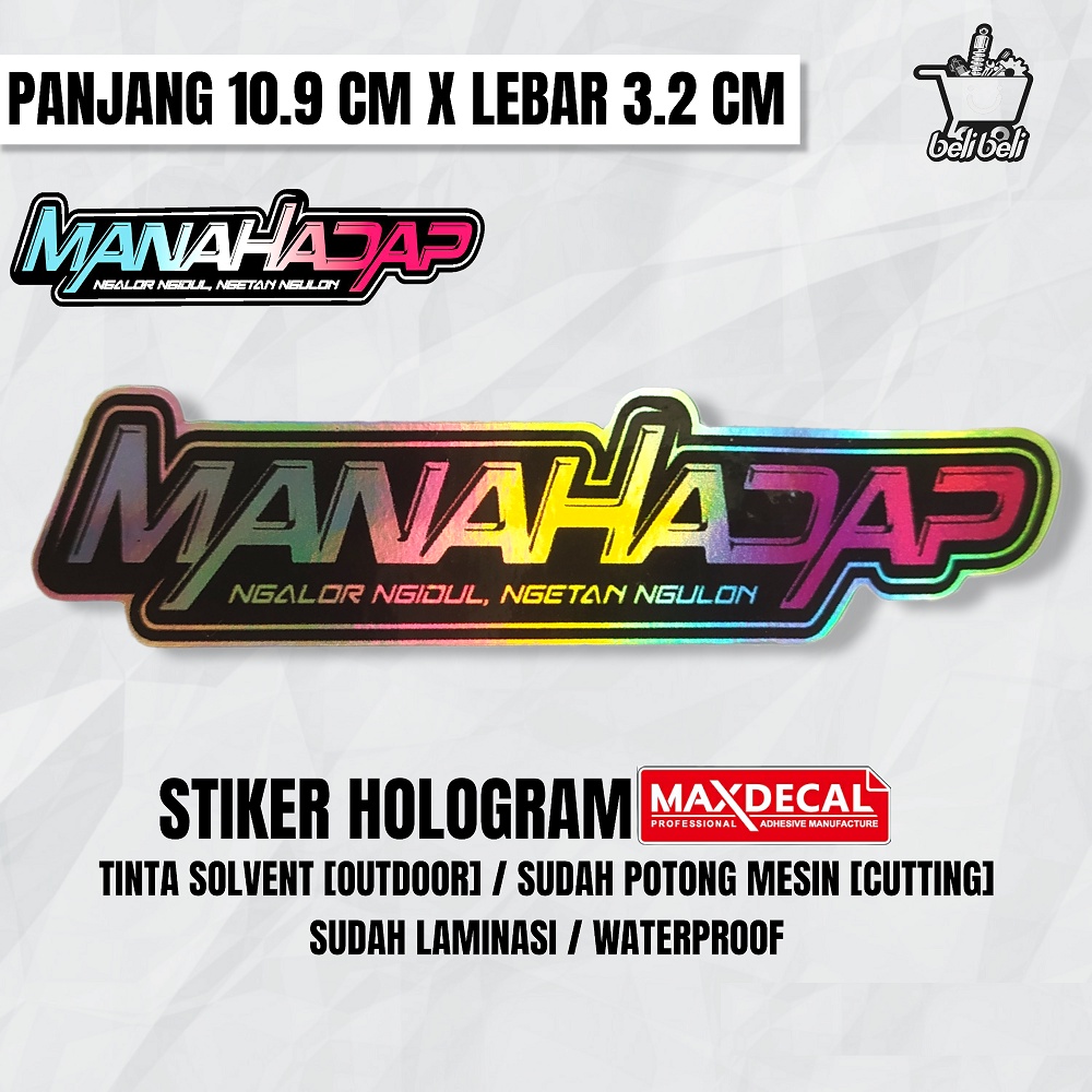 Jual stiker manahadap / sticker racing terlengkap / sticker sponsor ...