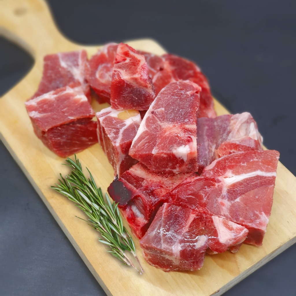 Jual Mutton Bone in / Daging Domba Bertulang Potongan Dadu 500gram ...
