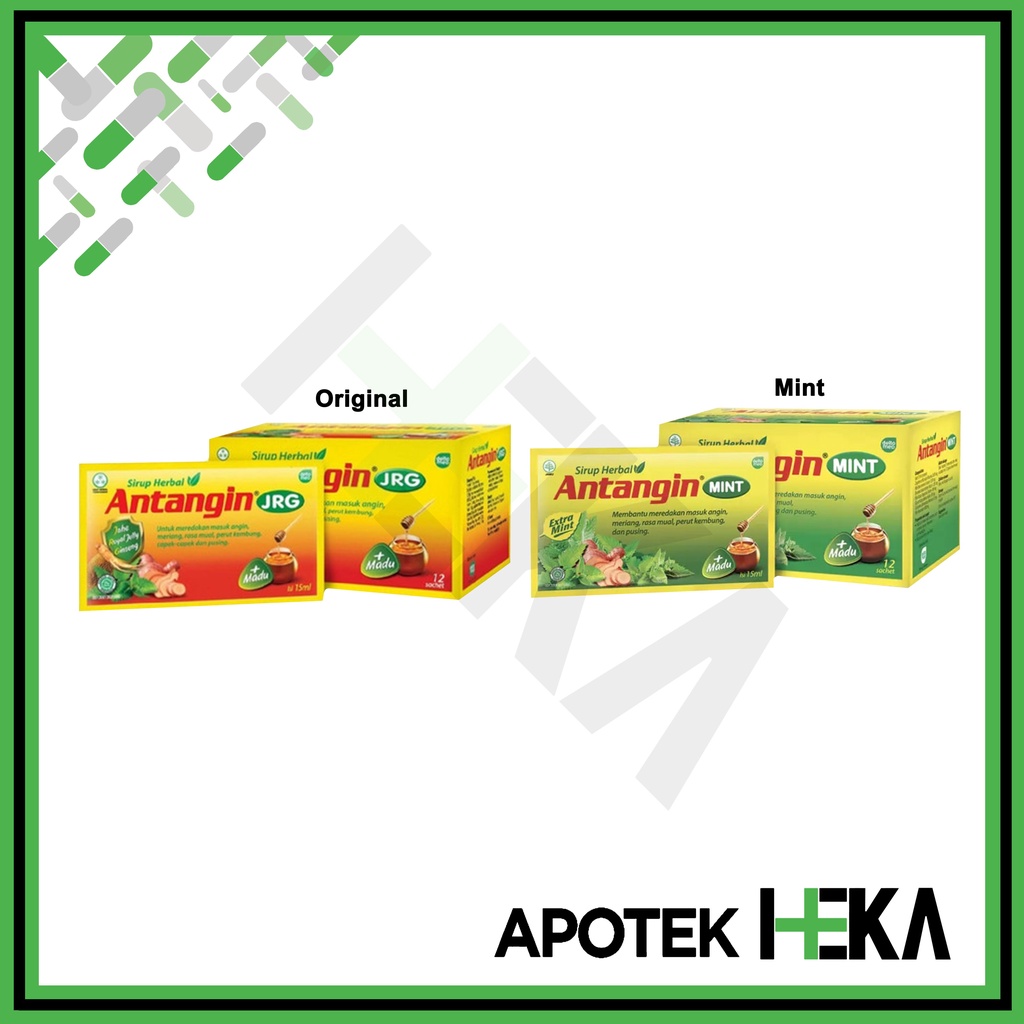 Jual Antangin JRG Sirup Box isi 12 Sachet - Original / Mint | Shopee ...