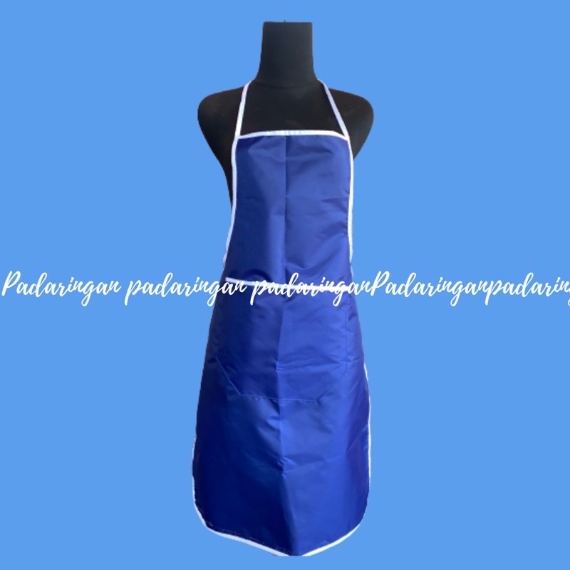 Jual celemek masak polos / celemek anti air / apron masak / apron anti ...