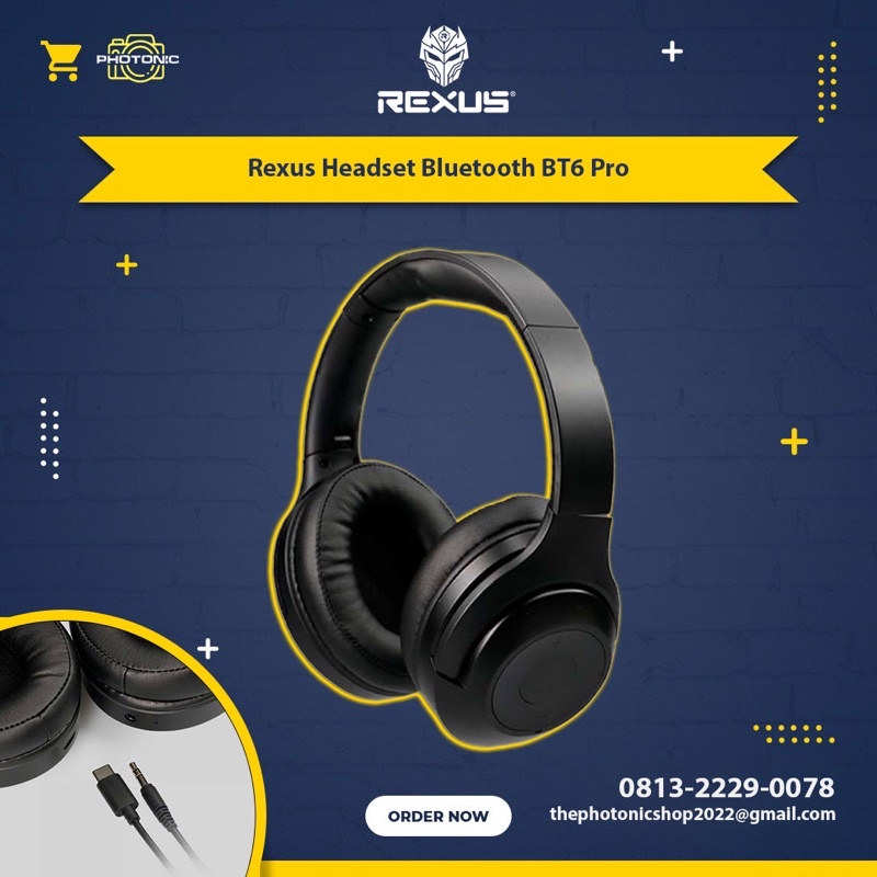 Jual Rexus Headset Bluetooth BT6 Pro | Shopee Indonesia