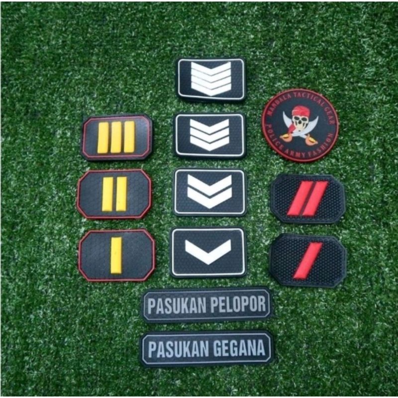 Jual Patch Pangkat / Pasukan Pelopor / Pasukan Gegana | Shopee Indonesia
