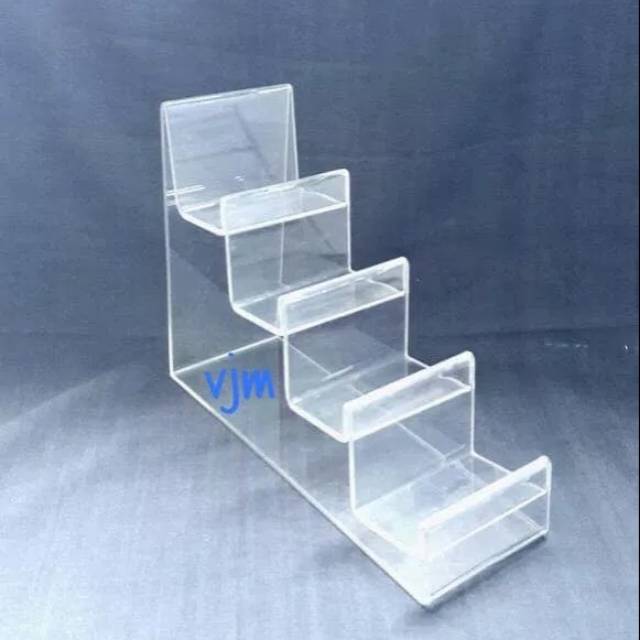 Jual Acrylic display tas pesta cewek kecil 4susun , akrilik tempat tas ...
