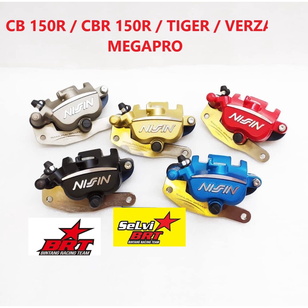 Jual KALIPER CALIPER NISSIN SAMURAI BRAKE 2 PISTON CBR 150 CB 150R VERZA TIGER MEGAPRO | Shopee ...