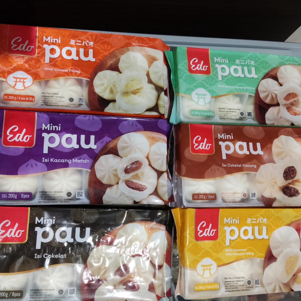 Jual Edo Mini Pau Pao Banyak Varian Rasa 200 Gr | Shopee Indonesia