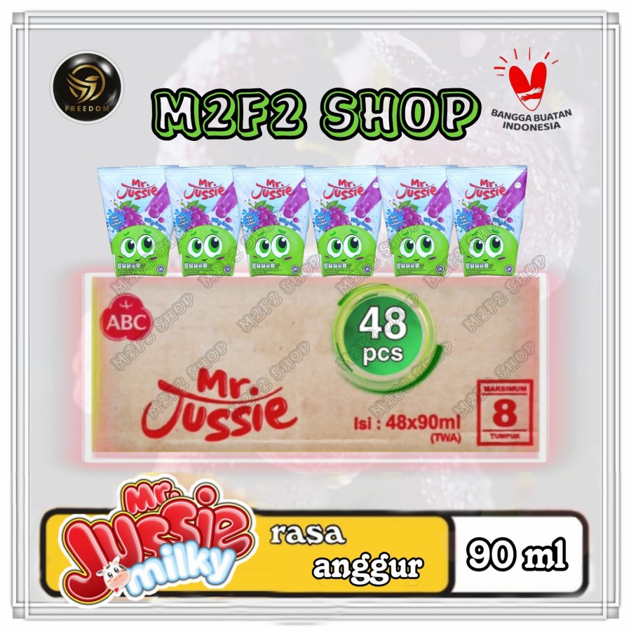 Jual ABC Mr Jussie Milky Grape | Anggur - 90 ml (Kemasan Karton ...