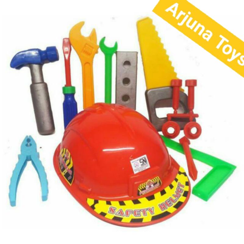 Jual Mainan edukasi Tukang tukangan insinyur Tools Handy tool set anak ...