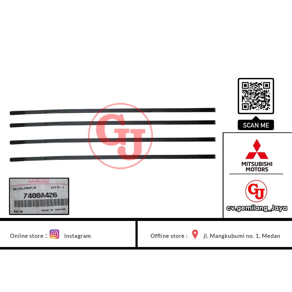 Jual LIST ATAP RH MITSUBISHI TRITON ALL- 7400a426 | Shopee Indonesia