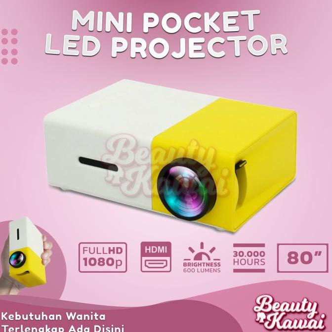 Jual Proyektor Mini LED Portable Projector LCD Home Teater 1080HD ...
