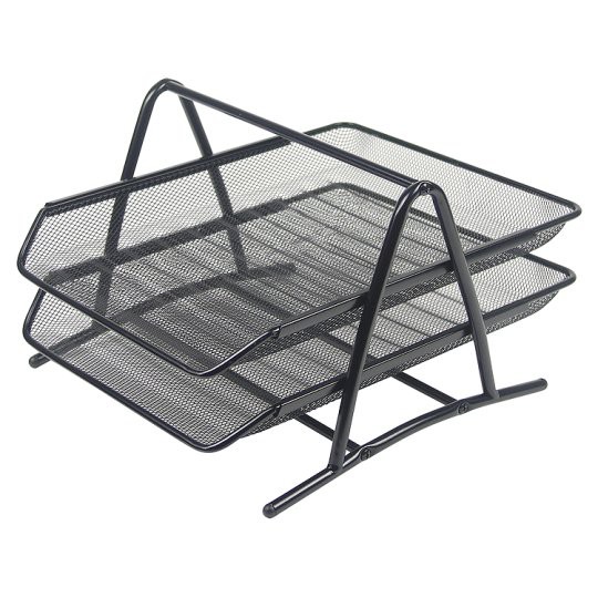 Jual Rak Dokumen Susun 2 / Paper Tray / Document Tray 2 Tier | Shopee ...