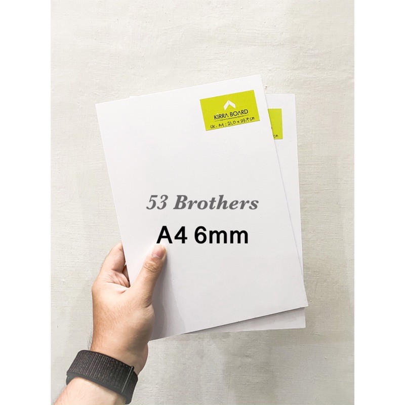 Jual PVC Foam Board A4 6mm (20x30cm) | Shopee Indonesia