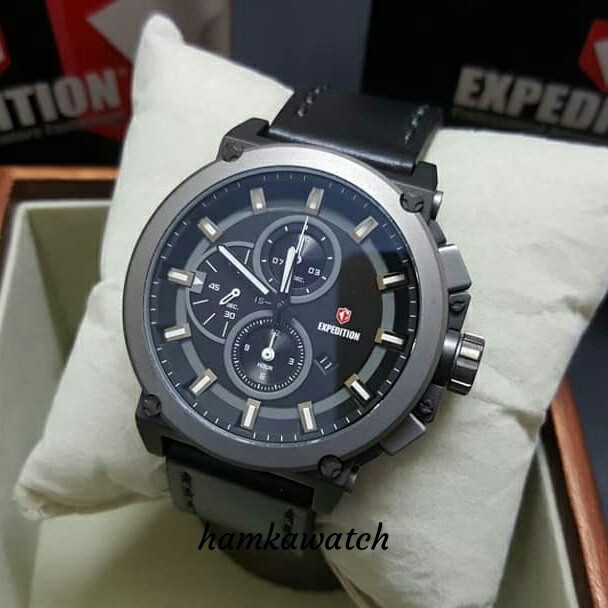 Jual jam tangan / Watch_Id pria expedition original e6612 black gun ...