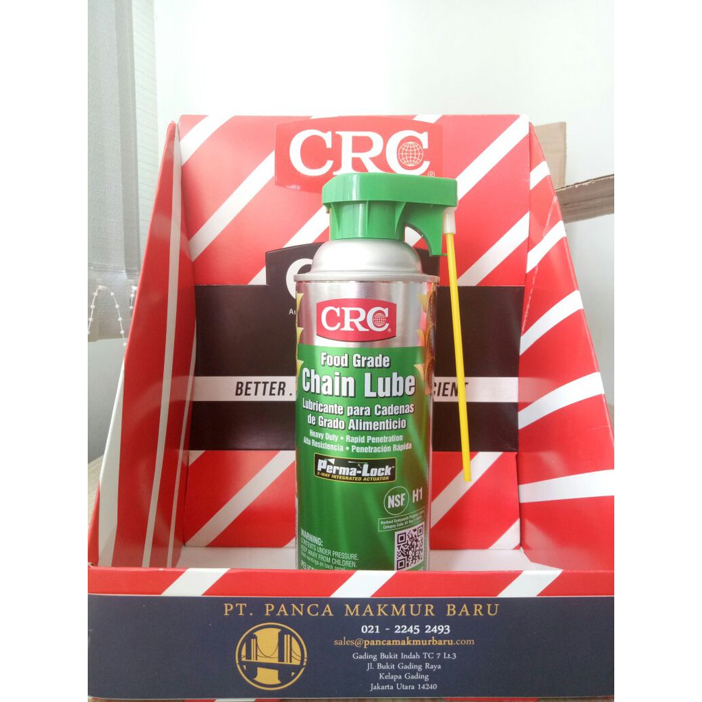 Jual CRC 03055 FOOD GRADE CHAIN LUBE. STOCK JAKARTA | Shopee Indonesia
