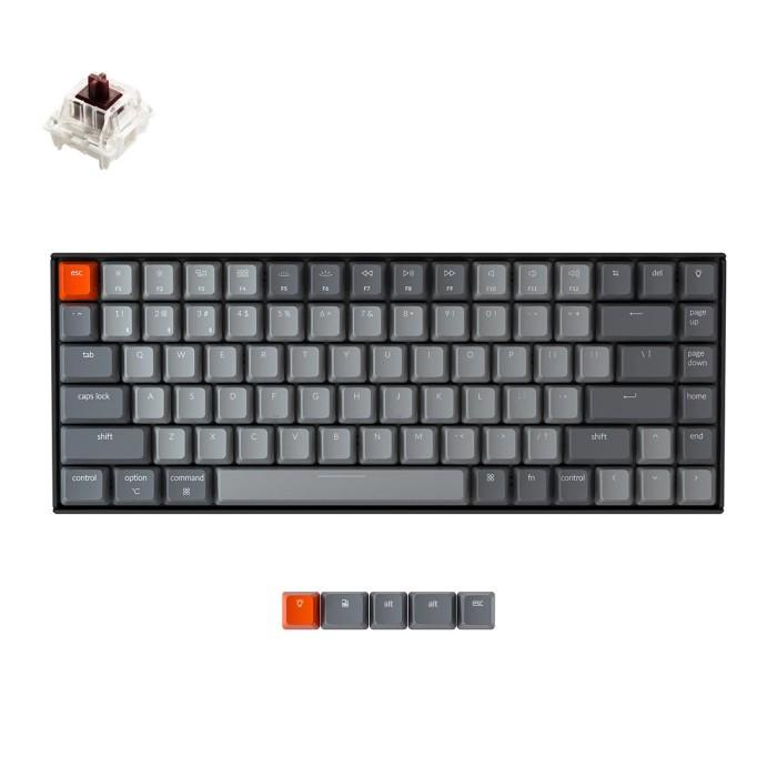 Jual Keychron K2 WHITE Backlight PLASTIC Frame Wireless Mechanical ...
