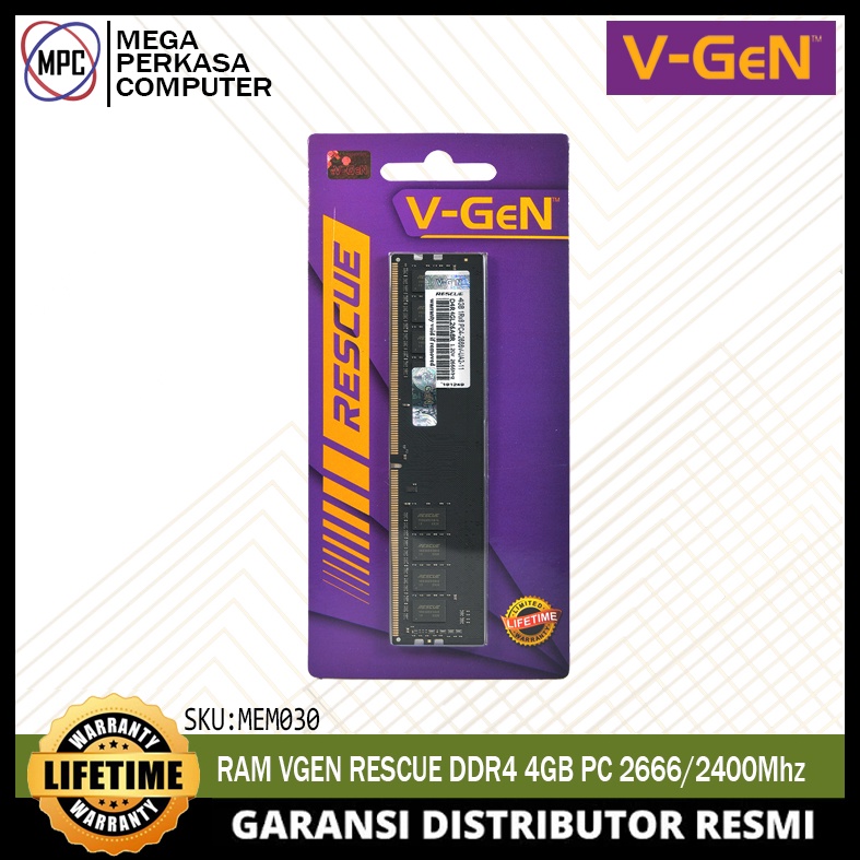Jual RAM Memory PC V-GeN Rescue DDR4 4GB 8GB LongDimm | Shopee Indonesia