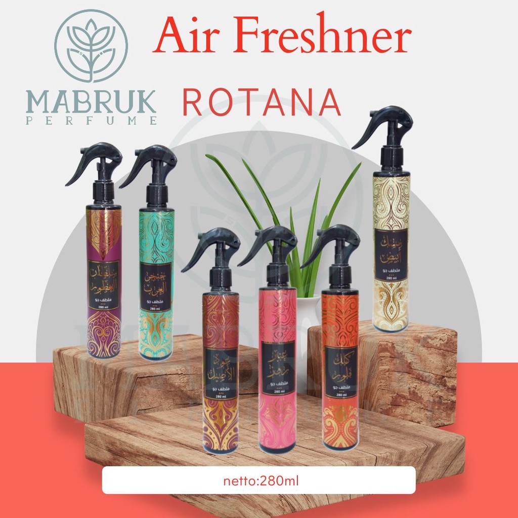 Jual AIR FREHSNER ROTANA ARAB CLASSIC ROSE Pengharum Ruangan Spray Room ...