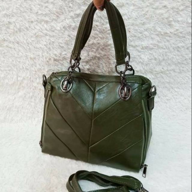 Jual Tas selempang wanita import tas sandang tas cantik kulit | Shopee ...