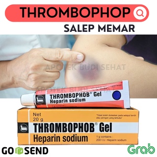 Jual Thrombophob Gel 20 gr Salep Memar Biru Lebam Thrombogel 10 gr ...