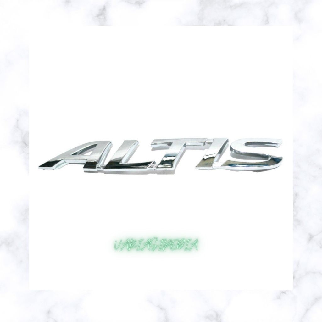 Jual Emblem TULISAN MOBIL ALTIS | Shopee Indonesia