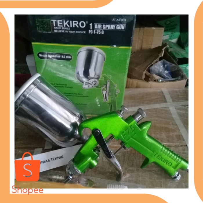 Jual Spray Gun Tekiro F-75 G Tabung Atas Alat Cat Semprot Tekiro F 75 G ...