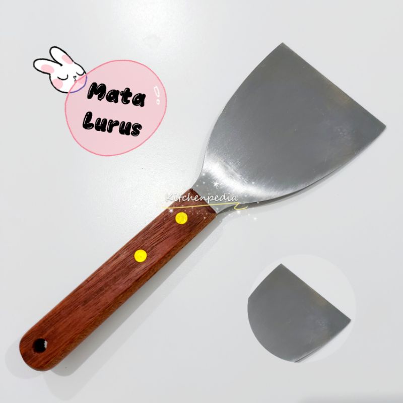 Jual Sutil Pizza Spatula Martabak Tepanyaki Roti Cutter Scraper Kape ...