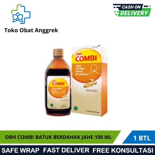 Jual OBH COMBI BATUK BERDAHAK JAHE/100ML/MEREDAKAN GATAL TENGGOROKAN ...