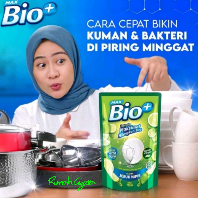 Jual Sabun Cuci Piring Max Bio Plus + Extra Jeruk Nipis 650 ML | Shopee ...